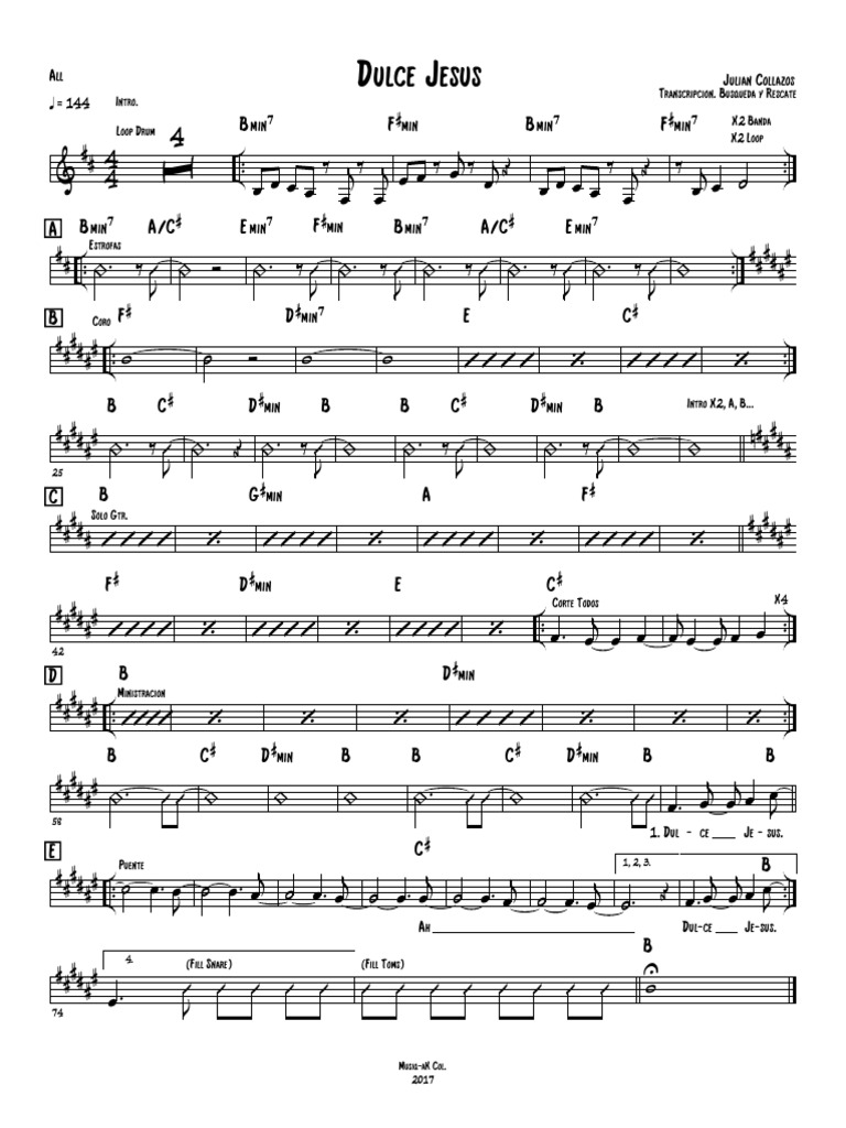 Dulce Jesús - Marco Barrientos | PDF