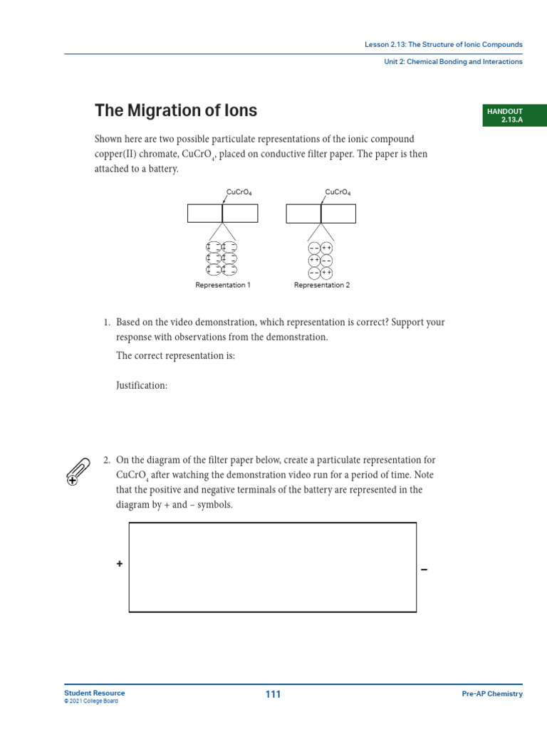 Pre AP Chemistry Unit 2 StudyGuide | PDF | Chemical Compounds | Chemistry