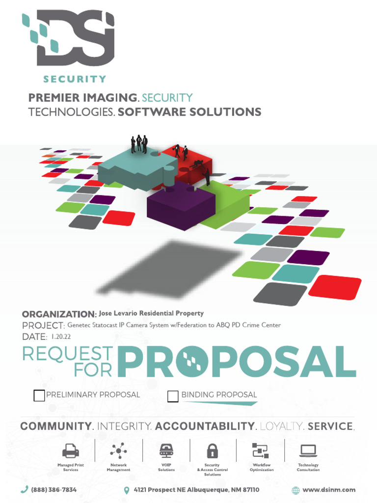 DSI Security Preliminary Proposal - Community Connect Jose Levario 1.18 ...