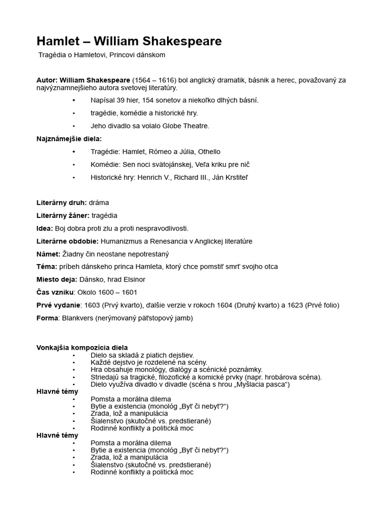 Otvoriť HAMLET 2 | PDF