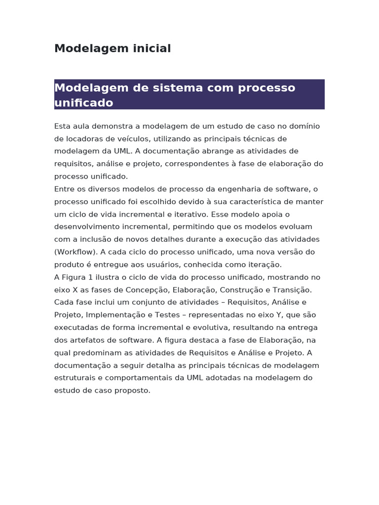 Modelagem UML para Locadoras de Veículos | PDF | Diagrama de caso de ...
