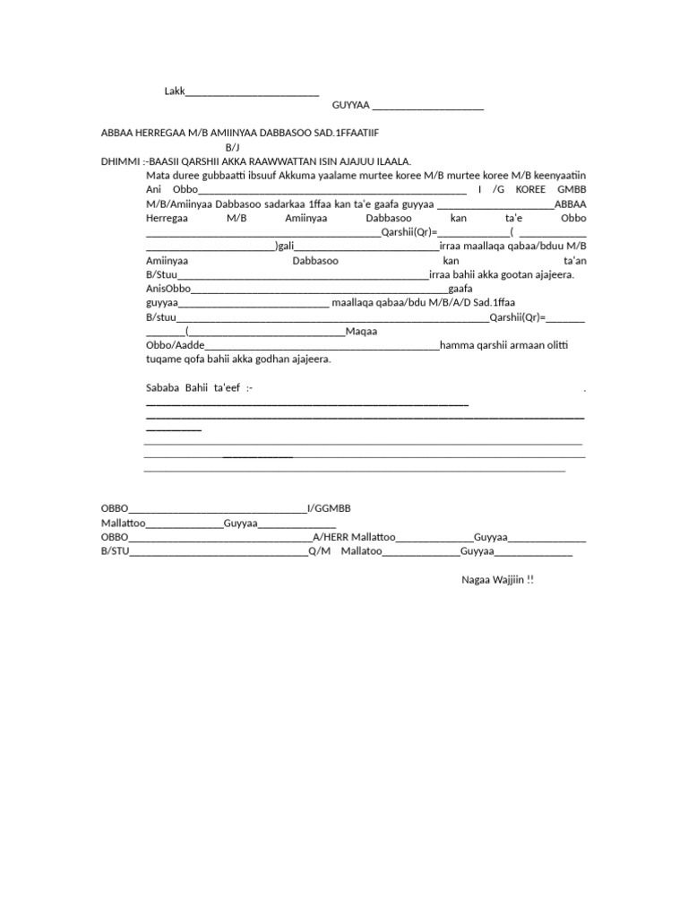 Xalayaa Koree 2016 | PDF