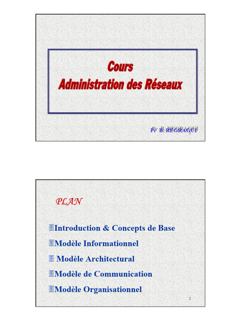 Administration des Réseaux : Concepts Clés | PDF | Sécurité des ...