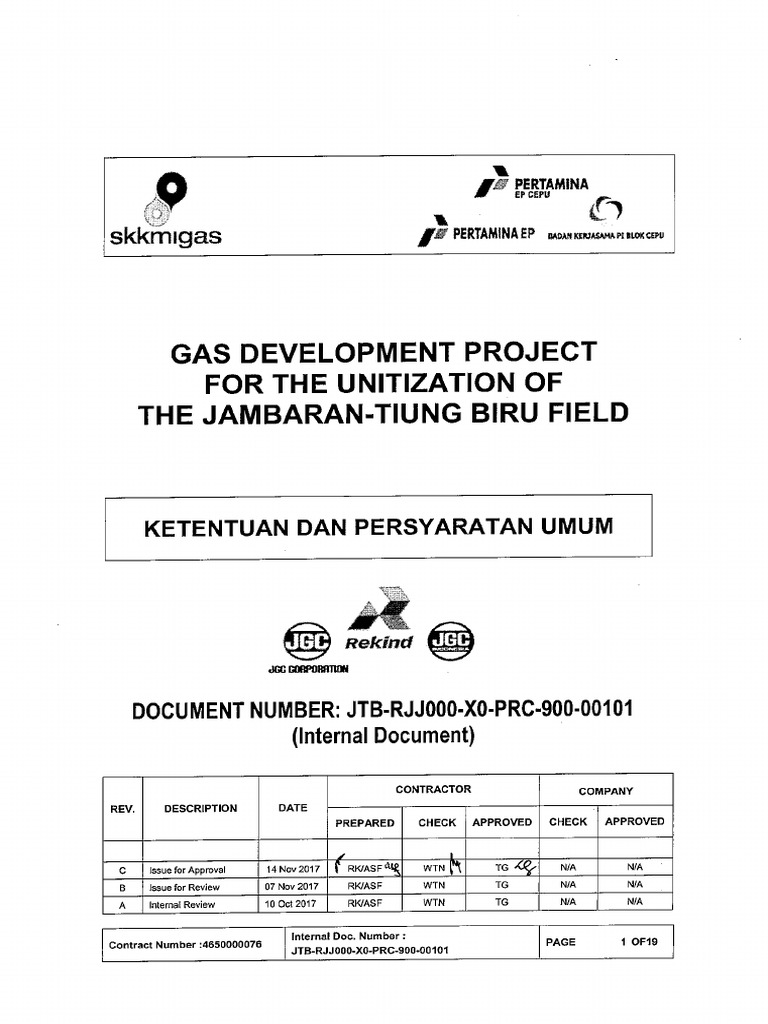 Ketentuan Dan Persyaratan Umum (JTB) | PDF