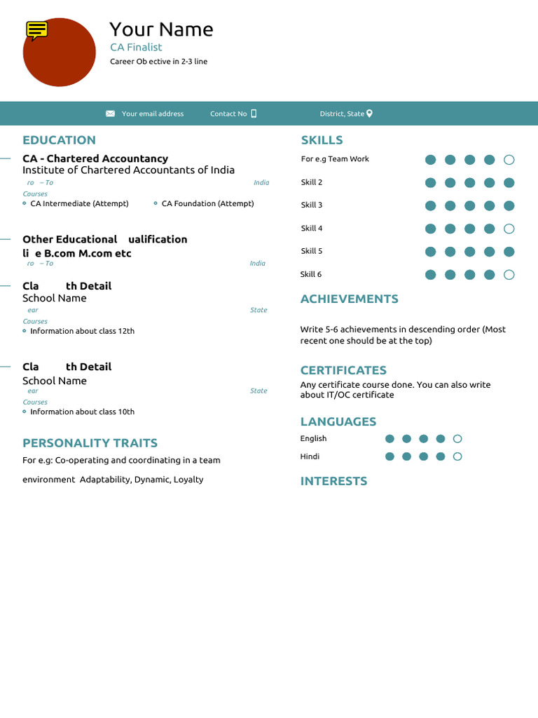 Sample Resume 1 | PDF