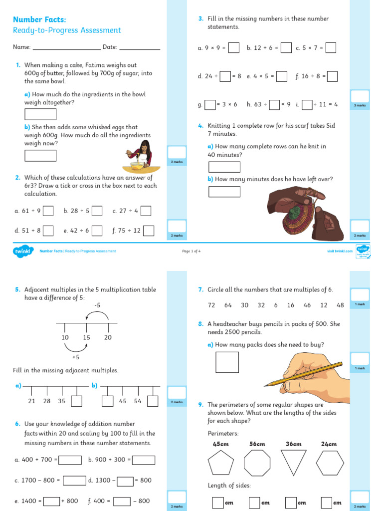 Year 4 Ready-to-Progress Assessment | PDF