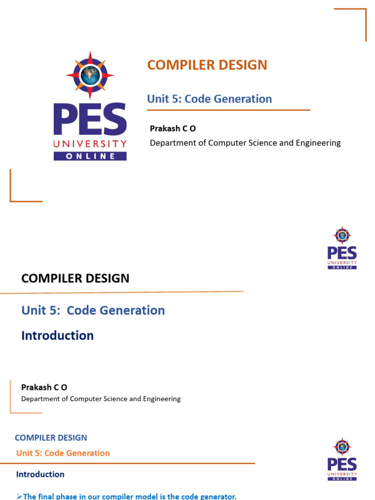 Code Generation in Compiler Design | PDF | Assembly Language | Software Engineering