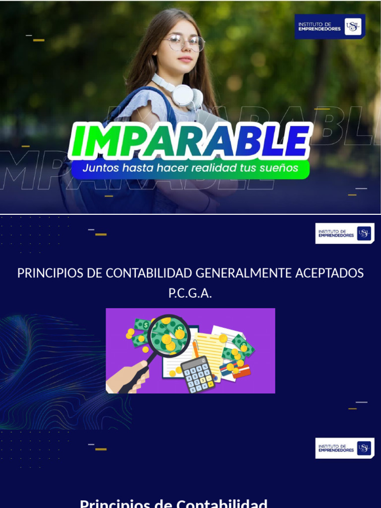 Principios de Contabilidad PCGA | PDF | Contabilidad | Estado financiero