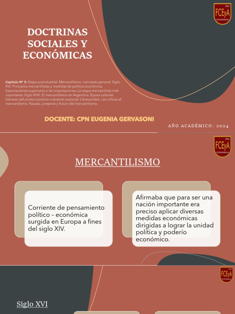 Capitulo #3 Final (2024) | PDF | Mercantilismo | Proteccionismo