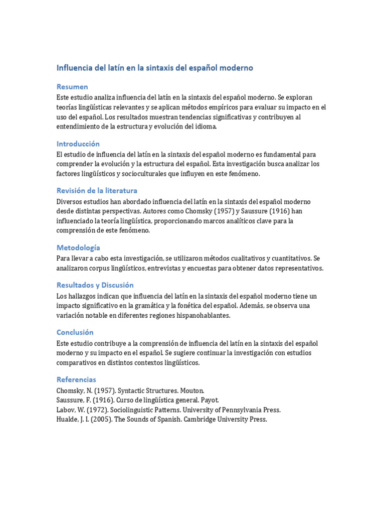 Spanish_Linguistics_4 | PDF