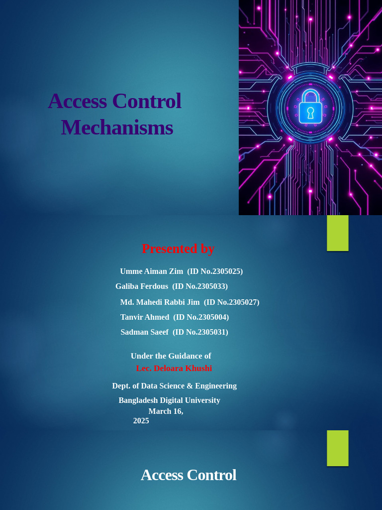 Access Control Mechanisms | PDF | Computer Access Control | Computing