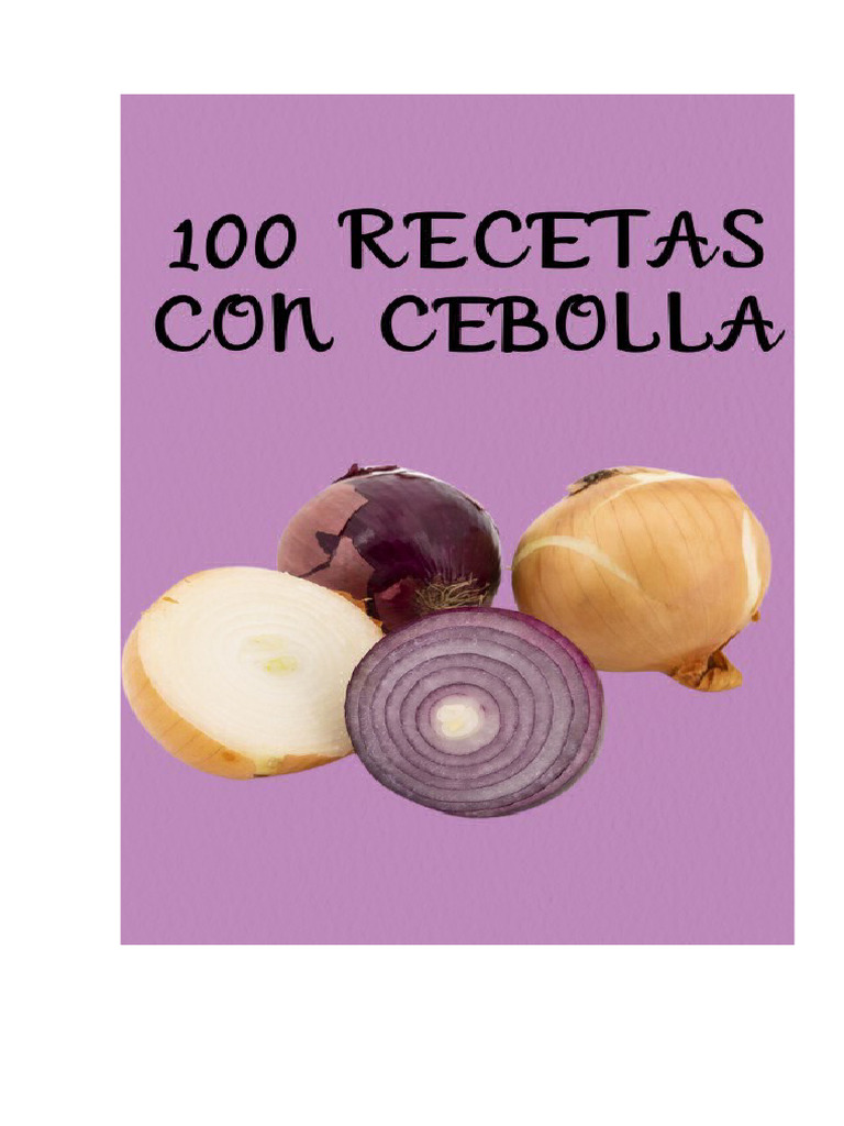 100 Recetas Con Cebollas | PDF | Salsa | Chatney