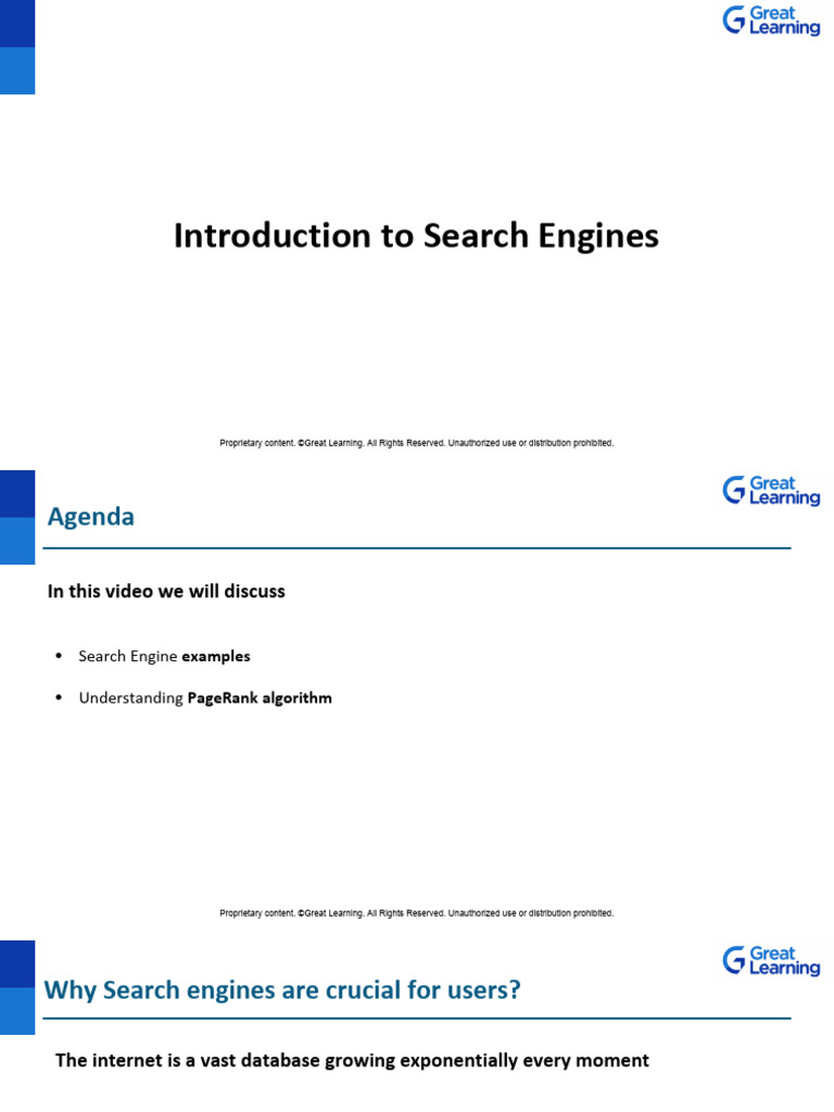 Introduction To Search Engines | PDF | Search Engine Software | Information Technology