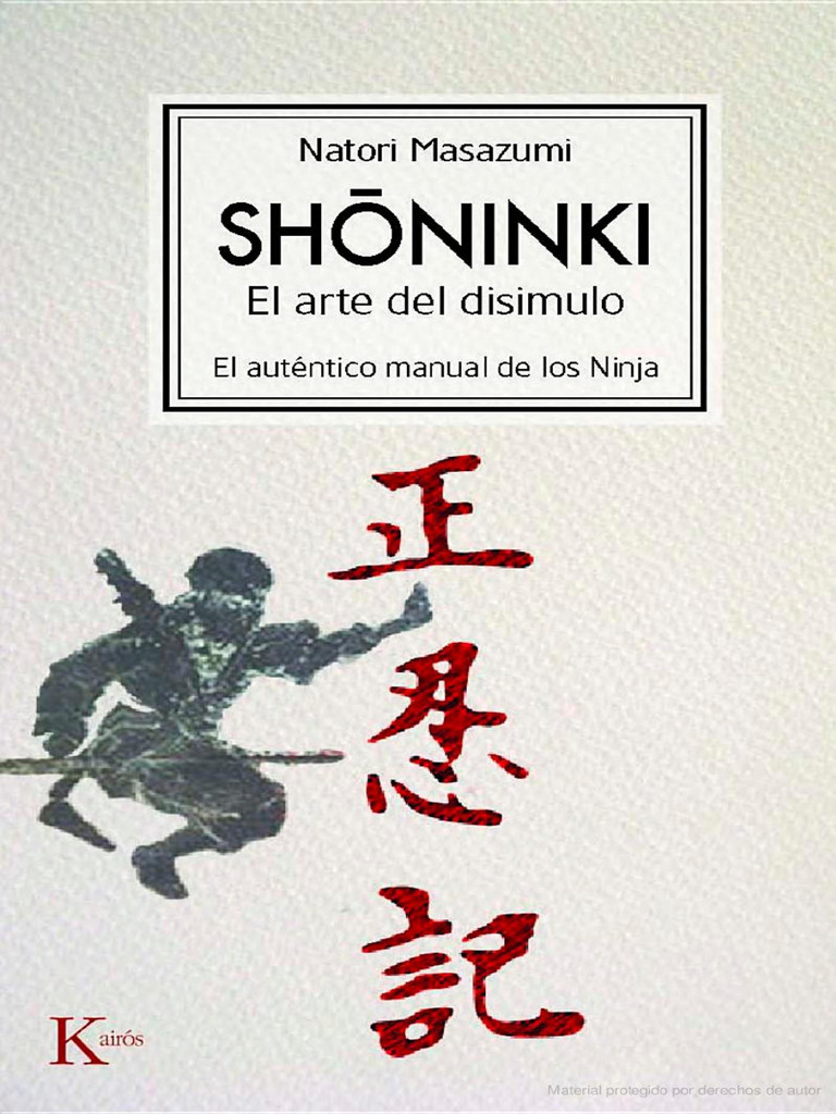 Masazumi Natori Shoninki El Arte Del Disimulo | PDF