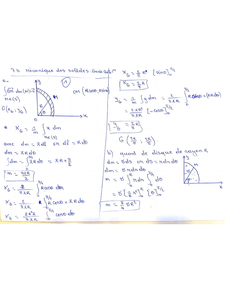 TD Meca Solide (Genie Civil) | PDF