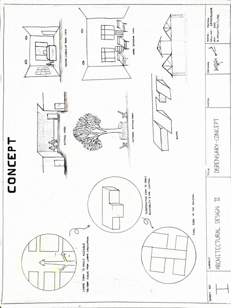 Ashish (Architectural Design II-Dispensary) | PDF
