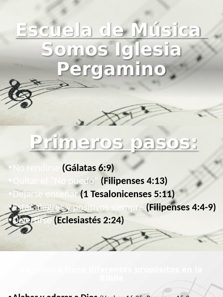 Escuela de Música (Parte 1) | PDF | Acorde (Música) | Escala (música)