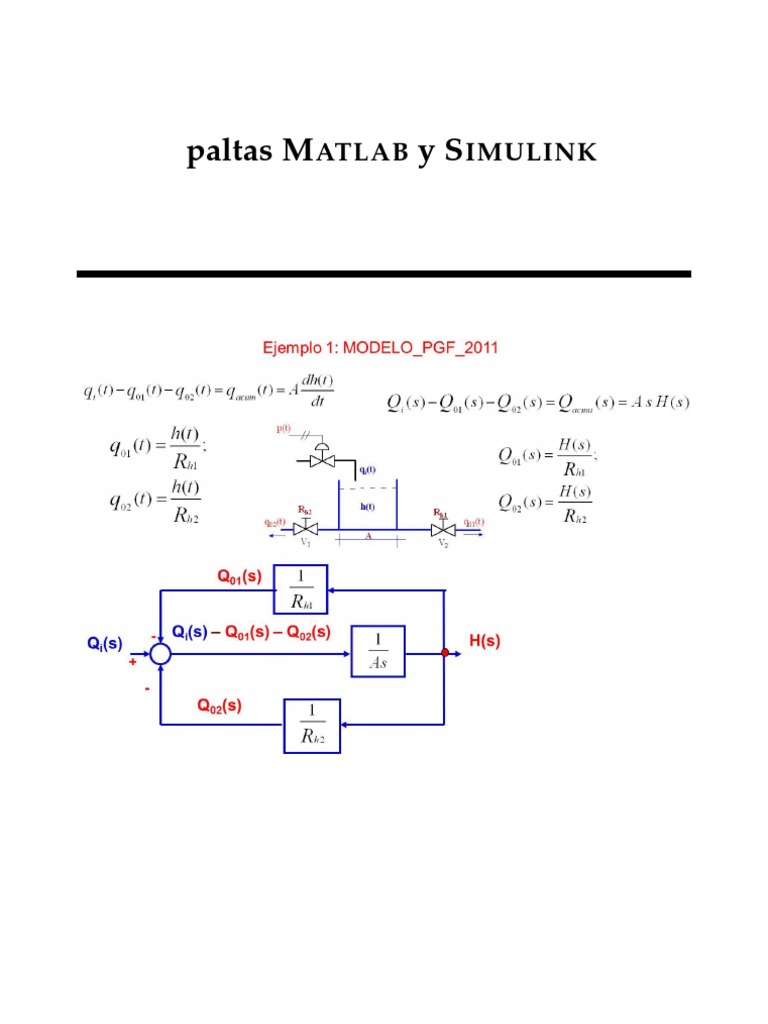 Introducción A Matlab y Simulink para Control | PDF | Fracción ...