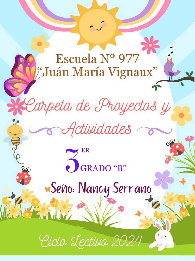 CARÁTULA 2024 Seño - Nancy Serrano | PDF
