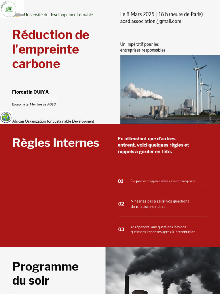 Réduction de L'empreinte Carbone | PDF | Énergie renouvelable | Décarbonation