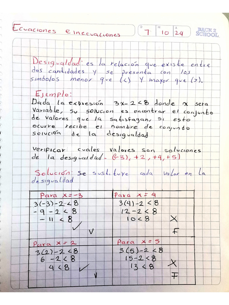 Ecuaciones e Inecuaciones | PDF