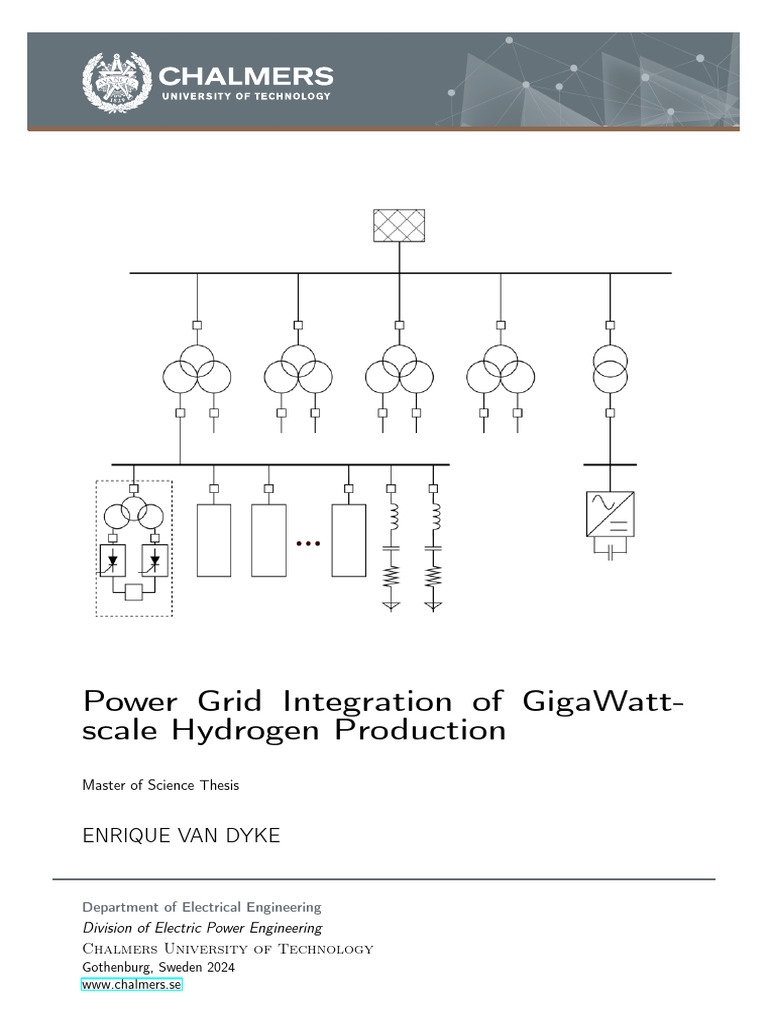 Power Grid Integration of GigaWatt-scale Hydrogen Production | PDF ...