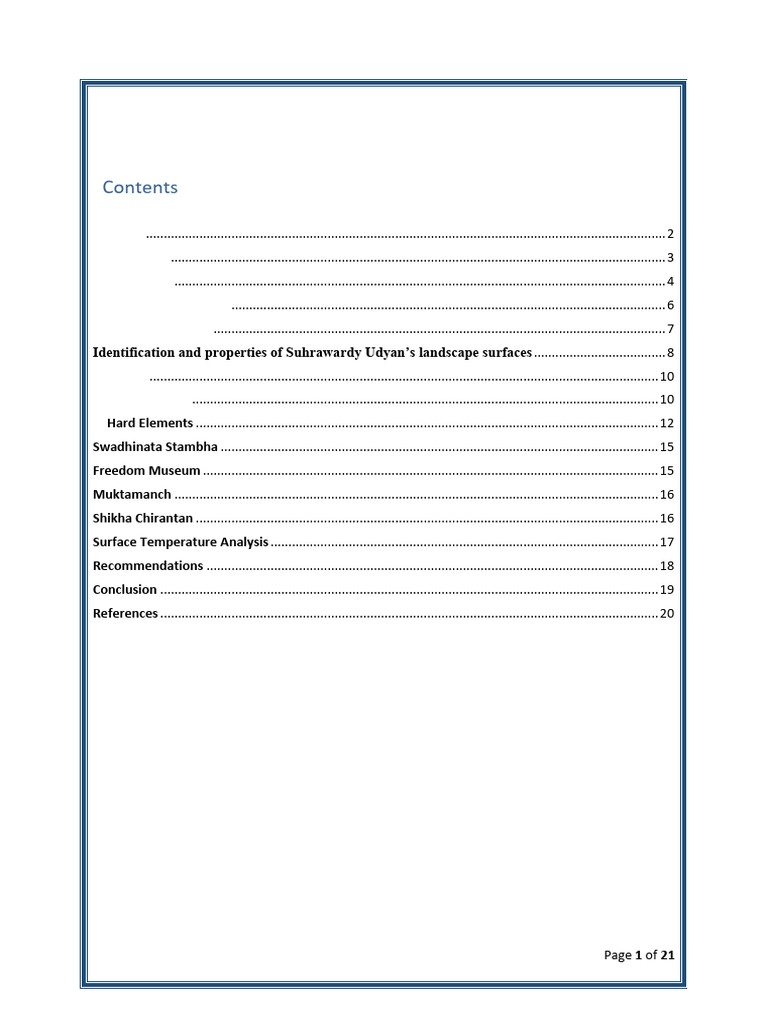 Landscape Surface Typology of Urban Open Spaces (Suhrawardy Udyan) | PDF