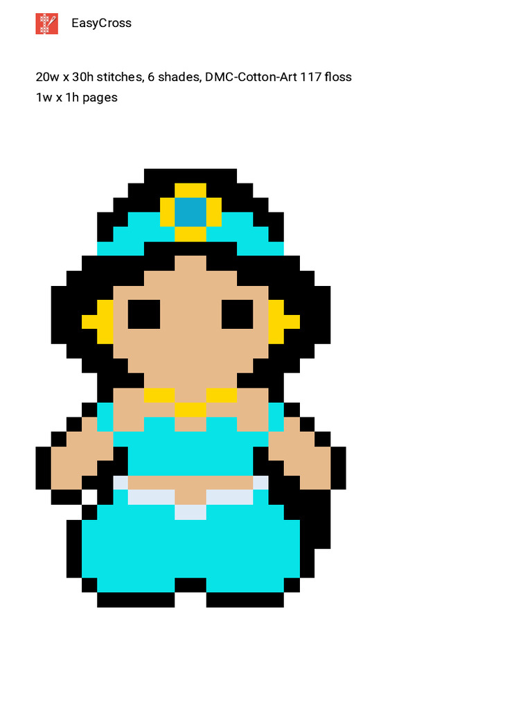 Jasmine X Stitch Pattern PDF | PDF