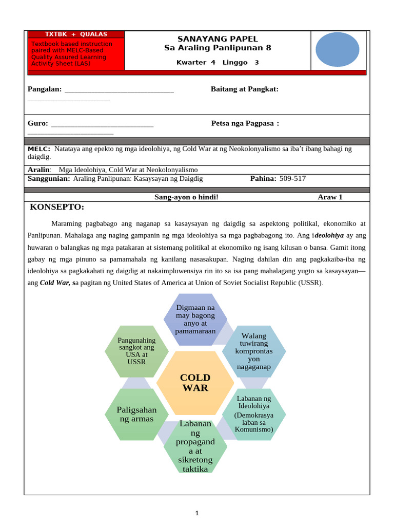 AP8 LAS Q4 wk3 | PDF