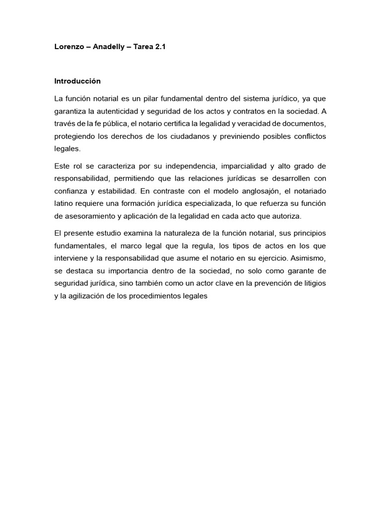 La Función Notarial | PDF