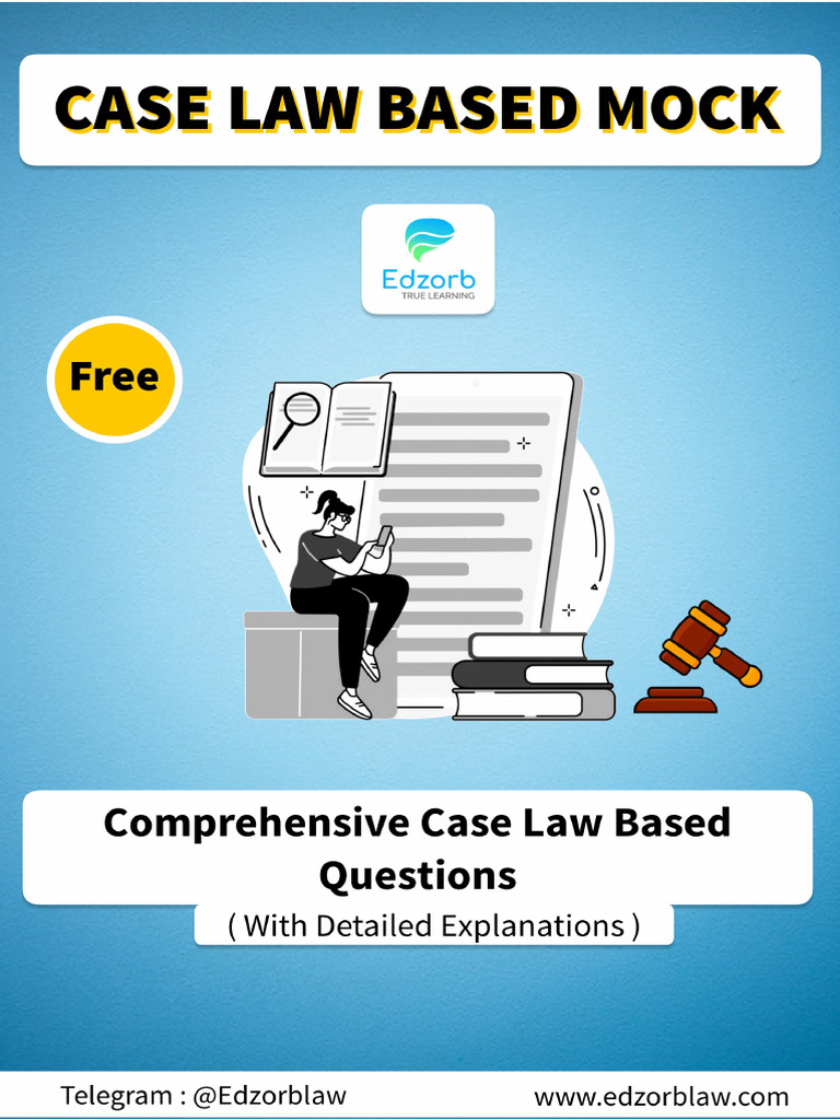 00000058-Important Case Laws - Edzorb Law | PDF | Justice | Crime & Violence