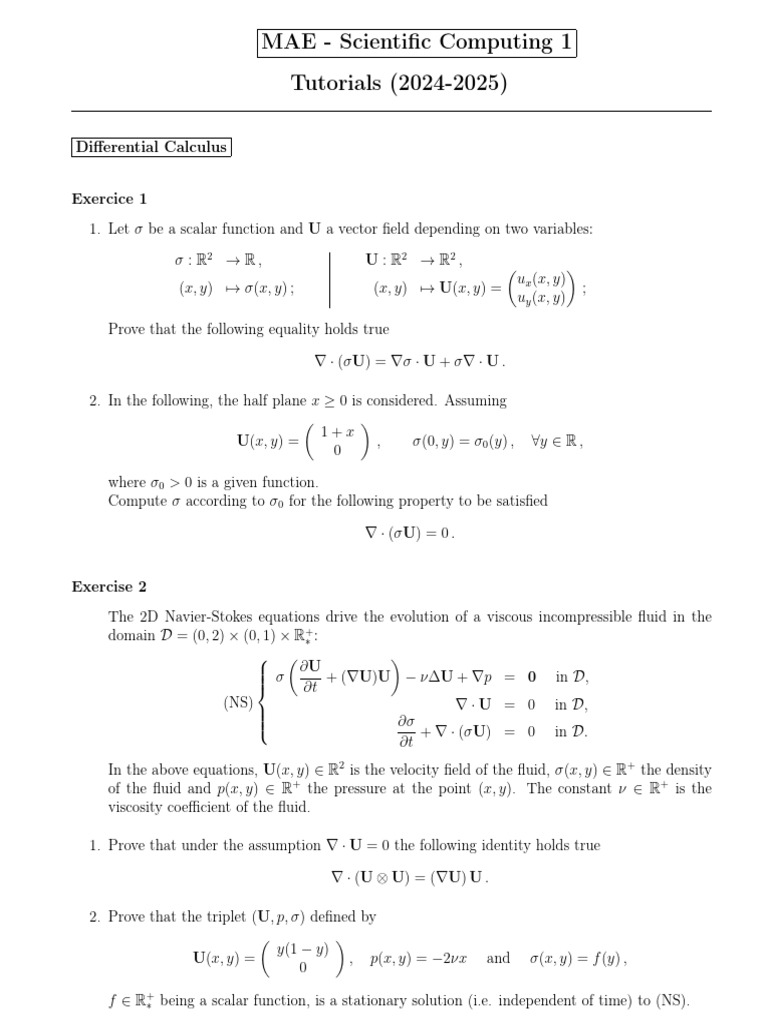 TD-part1 | PDF | Finite Difference | Equations