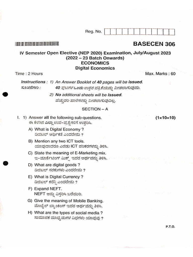 IV SEM OPen Elective | PDF