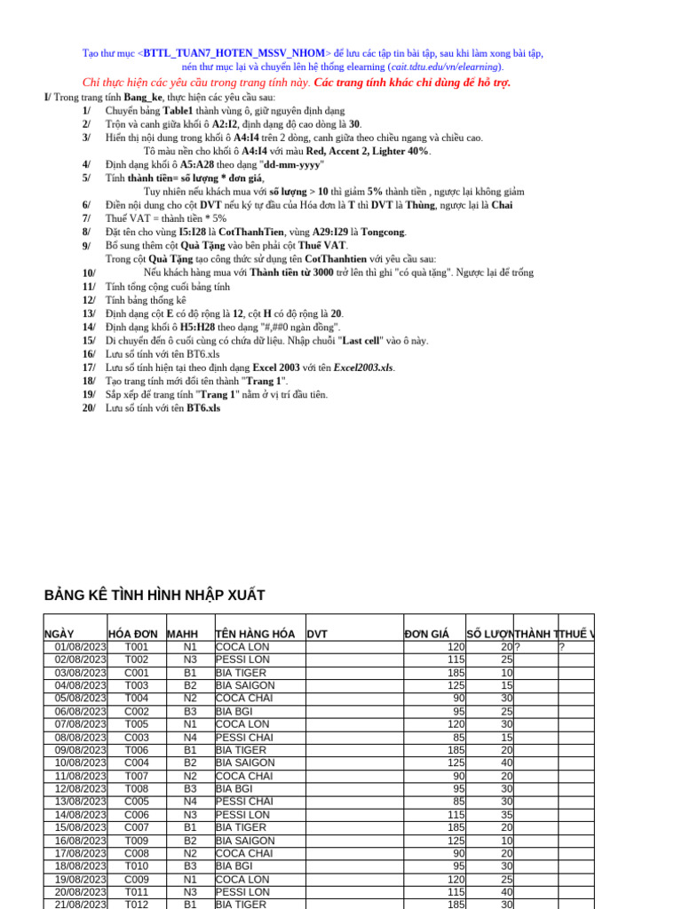 BT Tuan 7 - onGK | PDF