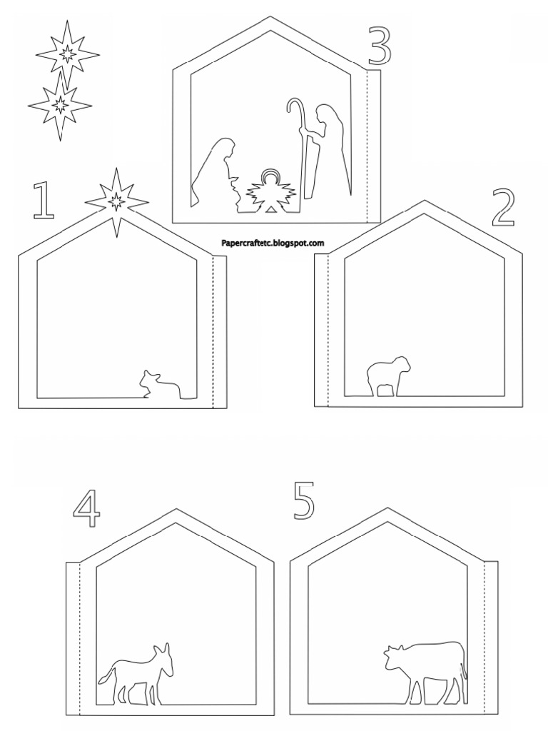 Copie de Nativity Card | PDF