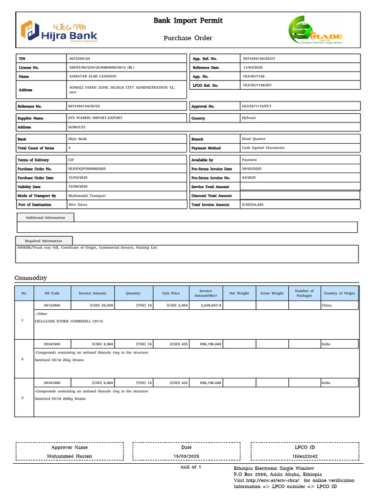 Report Lpco BNK Impr Perm | PDF | Invoice