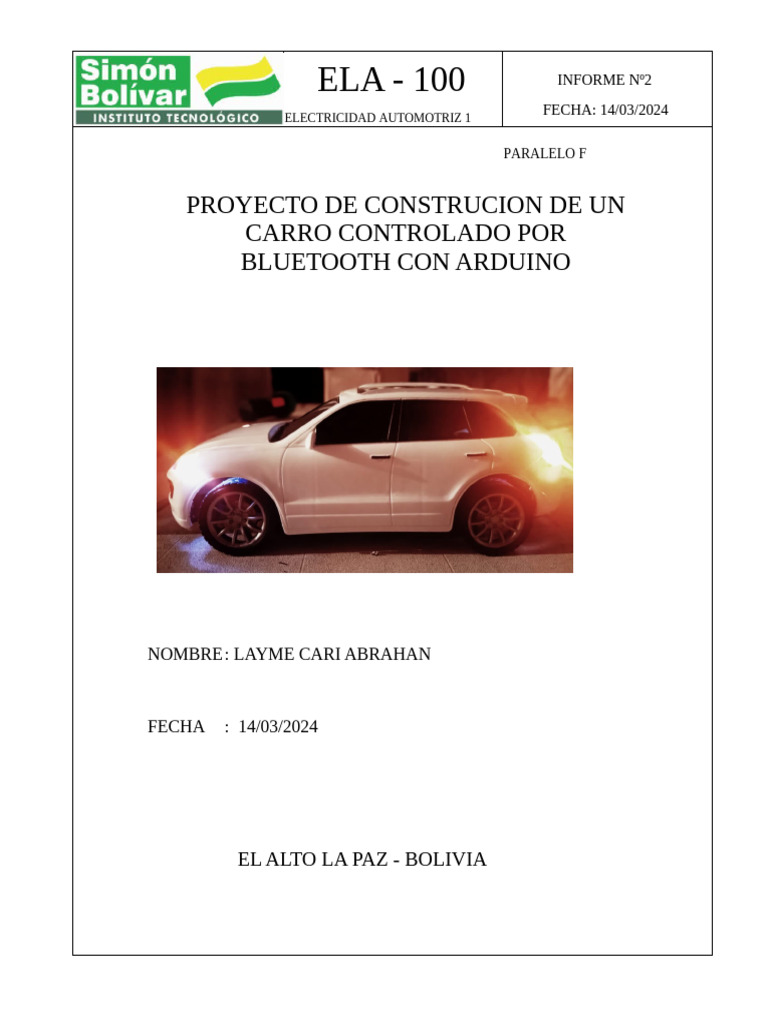 Formato de Caratula Para Informe | PDF