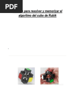 Cómo resolver el cubo Rubik 3x3 en 7 pasos | PDF