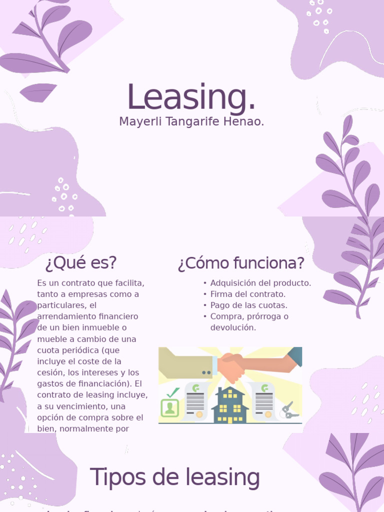 Leasing | PDF