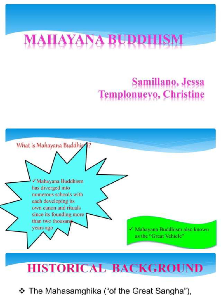 mahayana buddhism | PDF