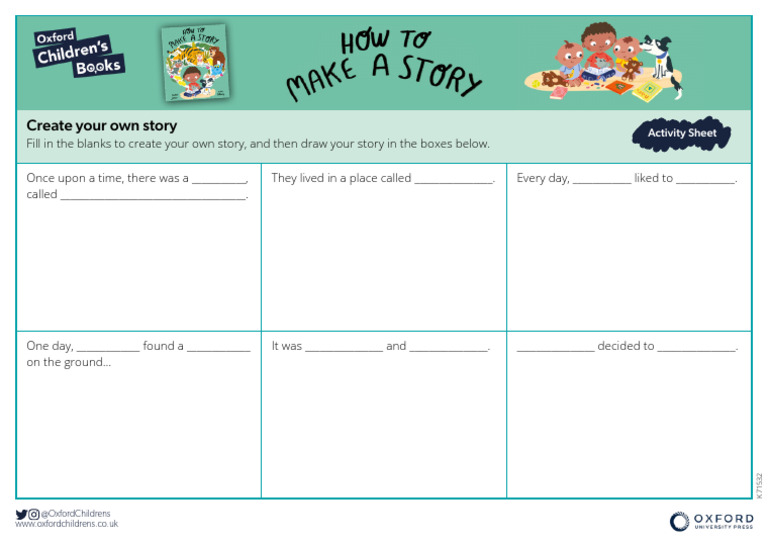 How To Make A Story Activity Sheet | PDF