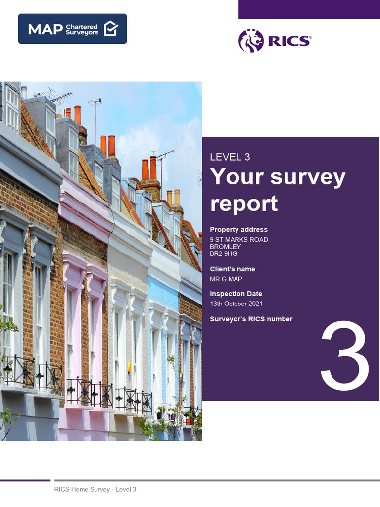 Home Survey Level 3 Sample Report | PDF | Window | Electrical Wiring