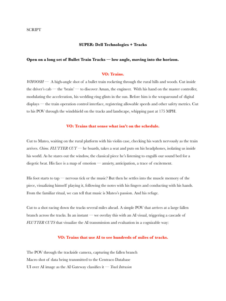Dell 3 Treatment Script Only .Pages | PDF