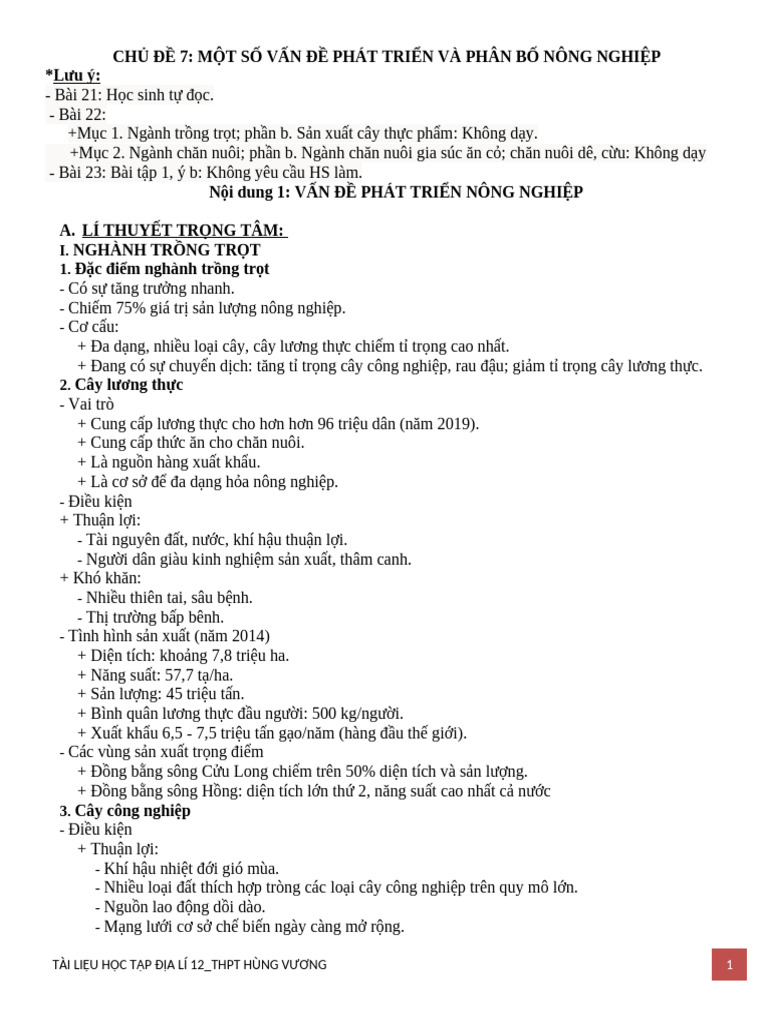 ĐỀ-CƯƠNG-KHỐI-12-HK2-2023-2024_Chính-thức (1) | PDF