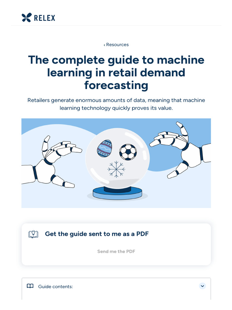 Complete Guide To Machine Learning in Retail Demand Forecasting - RELEX ...