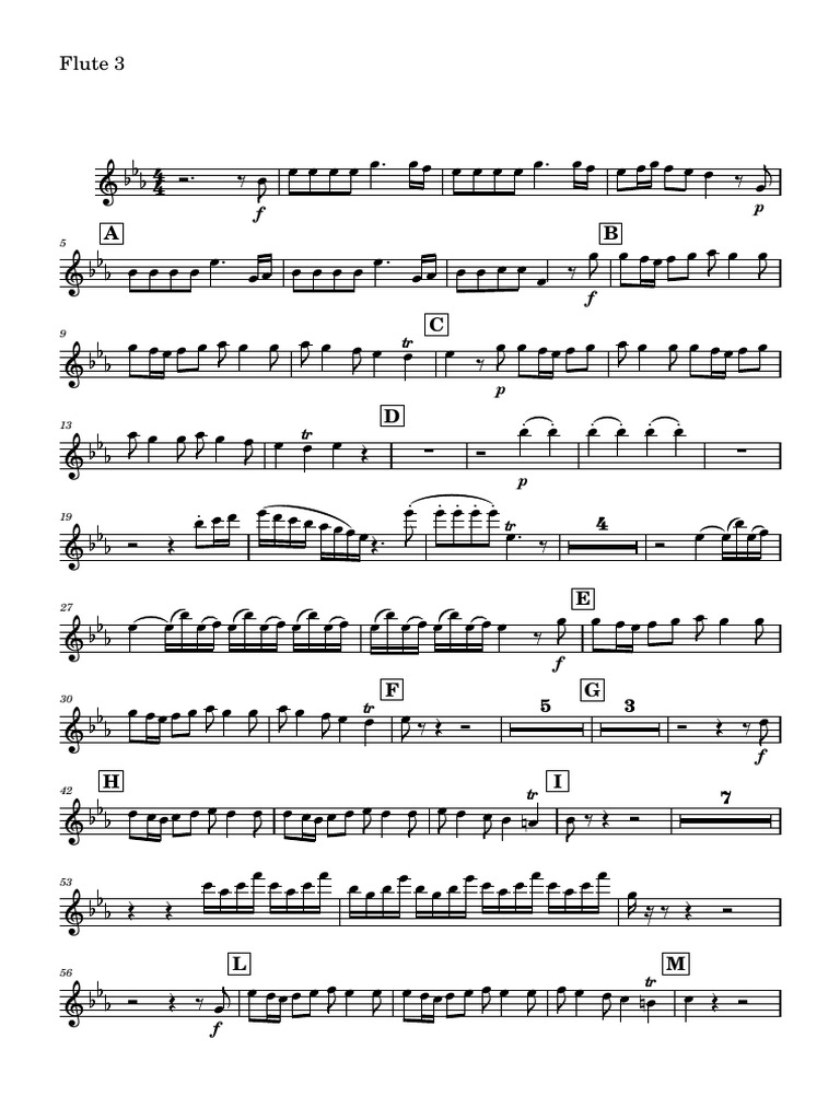 Printemps de Vivaldi 1e-Flute - 3 | PDF