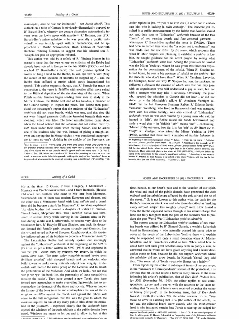 Pages From Nathan Kamenetsky - Making of A Godol | PDF | Haredi Judaism ...