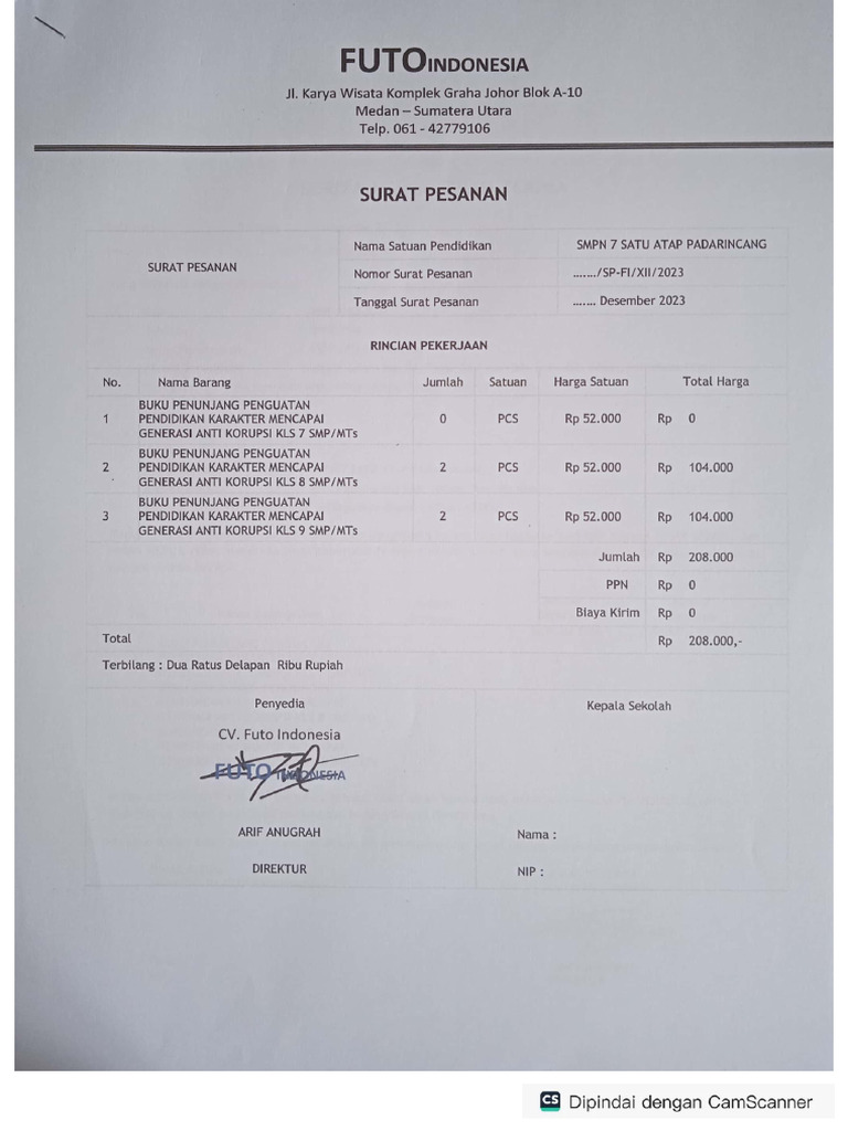 FUTO INDONESIA | PDF