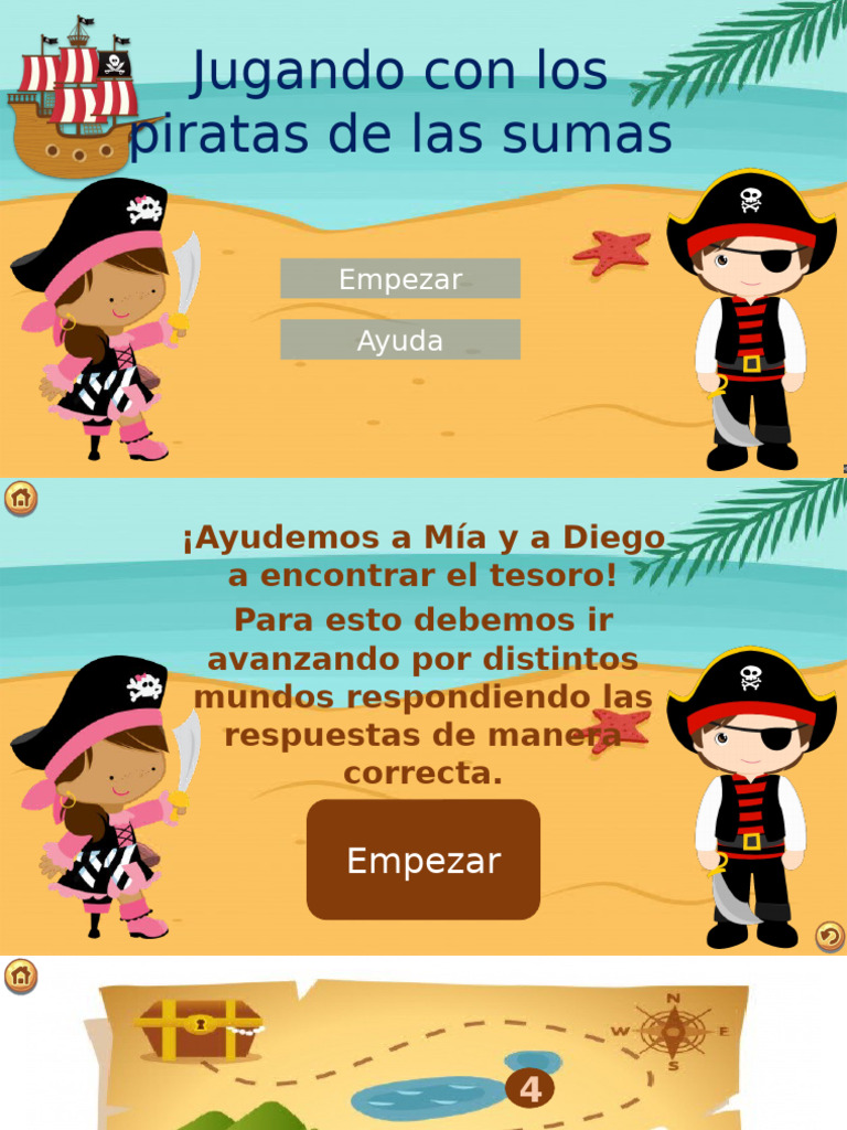 Jugando Con Los Piratas de Las Sumas PDF | PDF