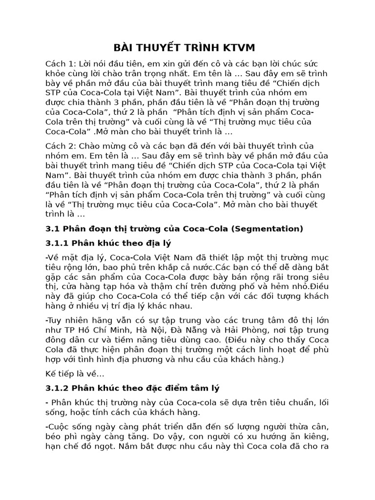 Bài thuyết trình KTVM | PDF